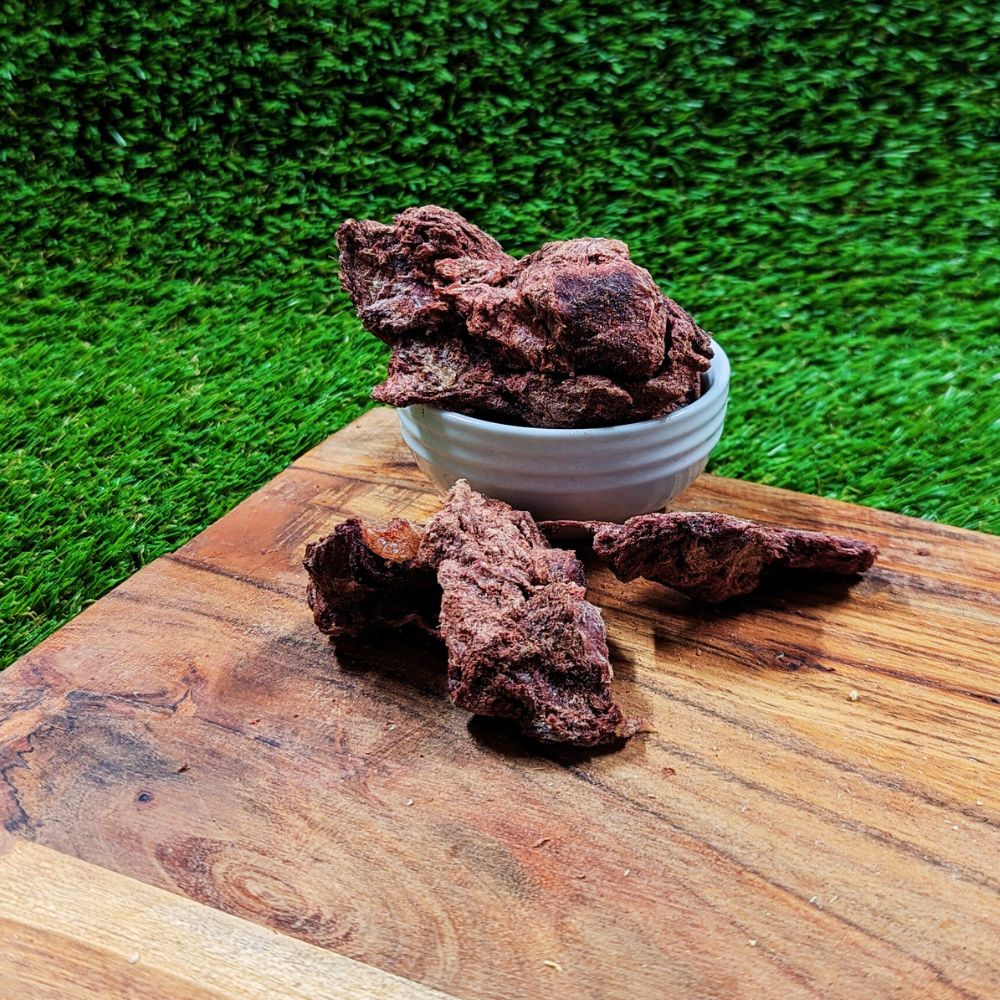 Emu Jerky (Freeze Dried) Novel Protein Dog Treat – Bonza Dog Treats